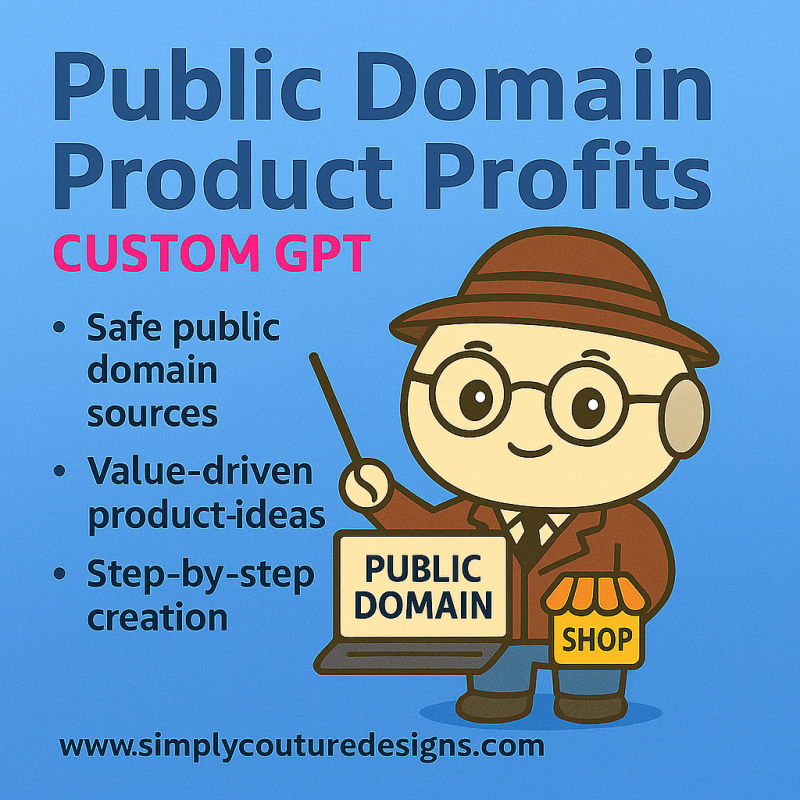 Public Domain Product Profits GPT : Simply Couture PLR